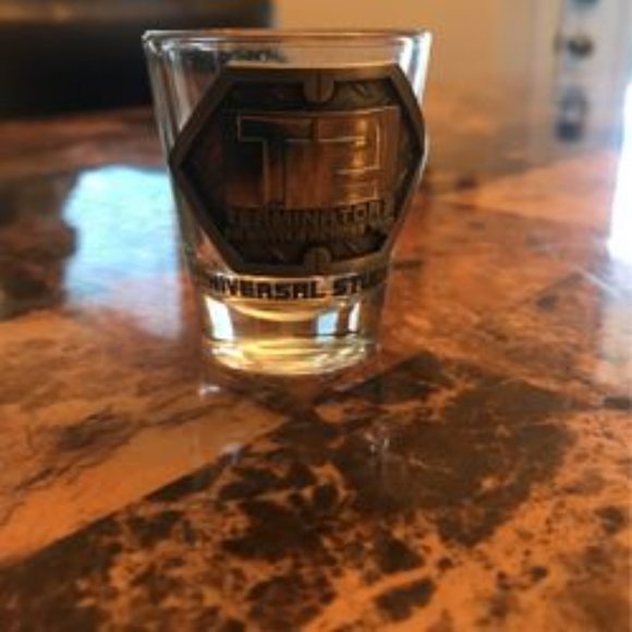 Universal | Dining | Terminator 2 Universal Studios 3d Shot Glass ...